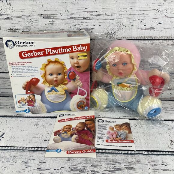 Gerber | Toys | Gerber Playtime Baby Doll 994 New Nos With Box ...